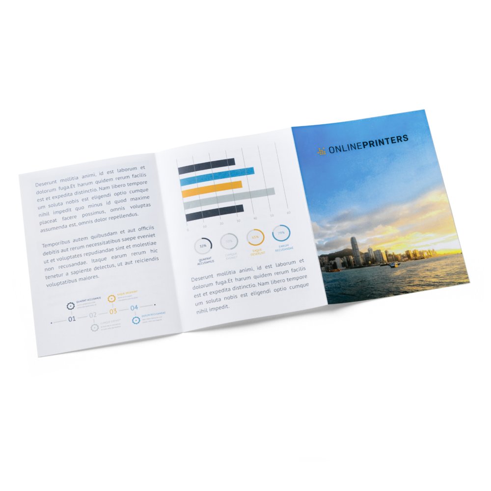 Druk ulotek składanych format A7 pionowy - darmowa dostawa