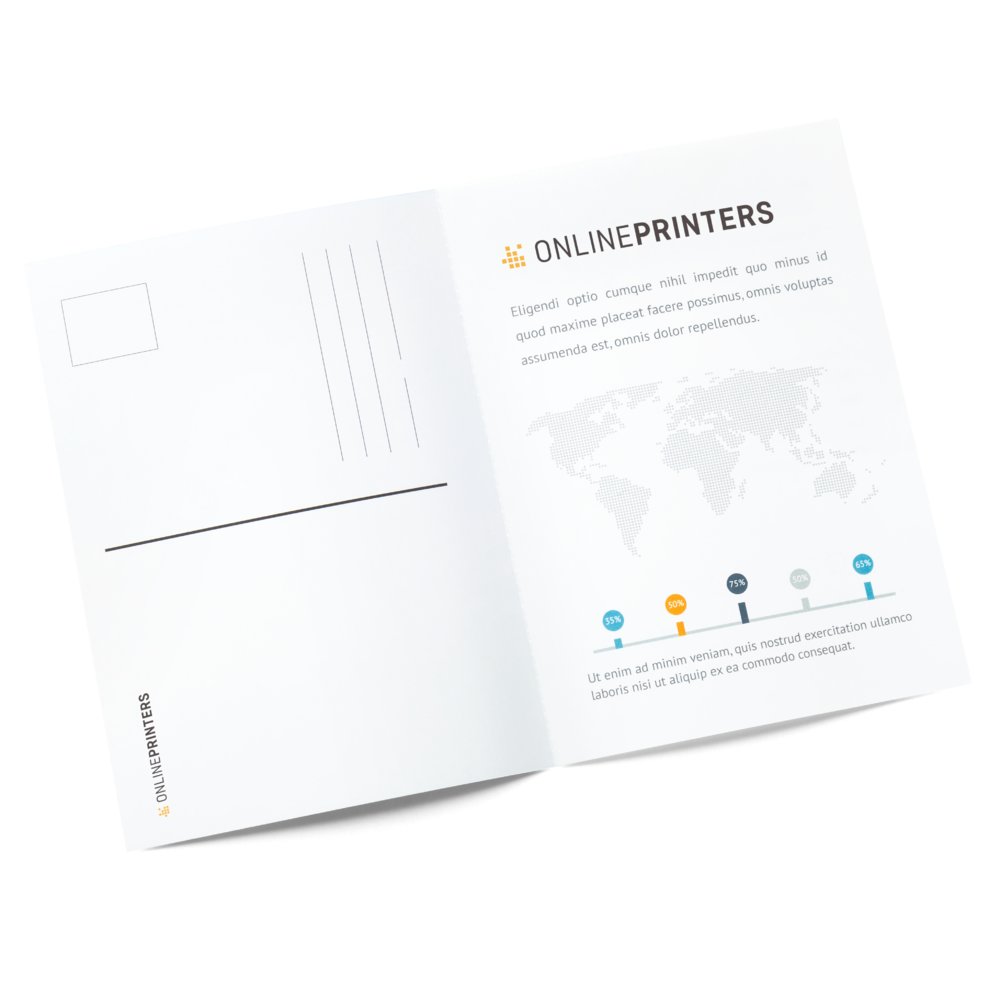 Druk perforowanych ulotek składanych format A5 pionowy