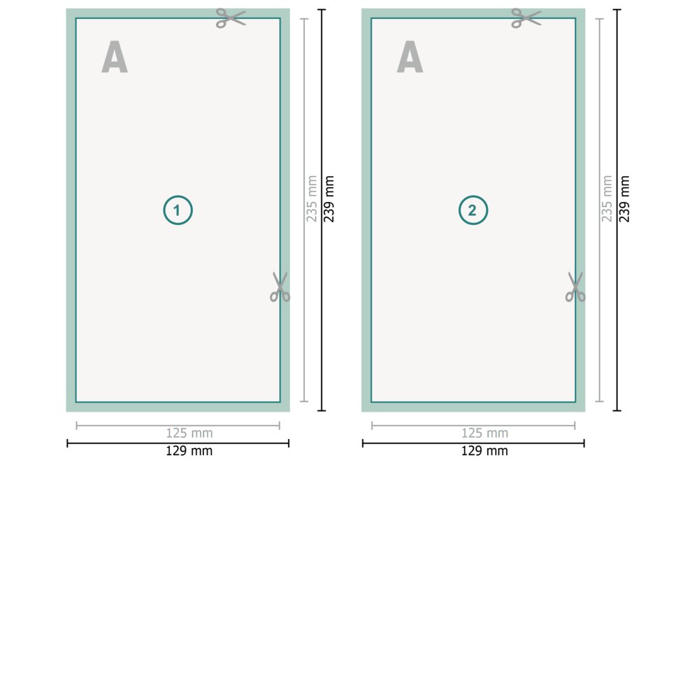 Zaproszenia format pionowy, maxi, Format maxi w Onlineprinters