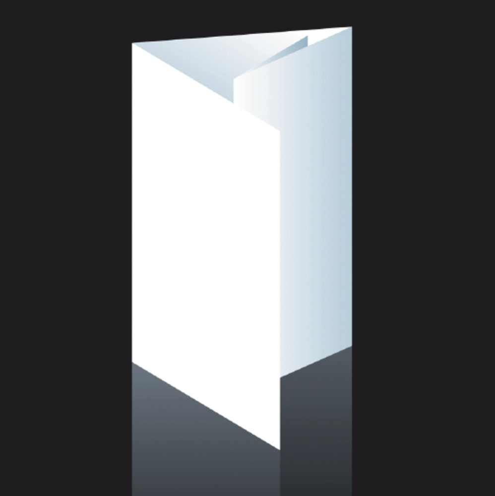 Druk ulotek składanych format 1/3 A3 pionowy